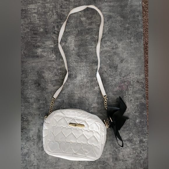 Betsey Johnson | Bags | Luv Betsey Womens Be Mine Quilted Hearts Bone ...